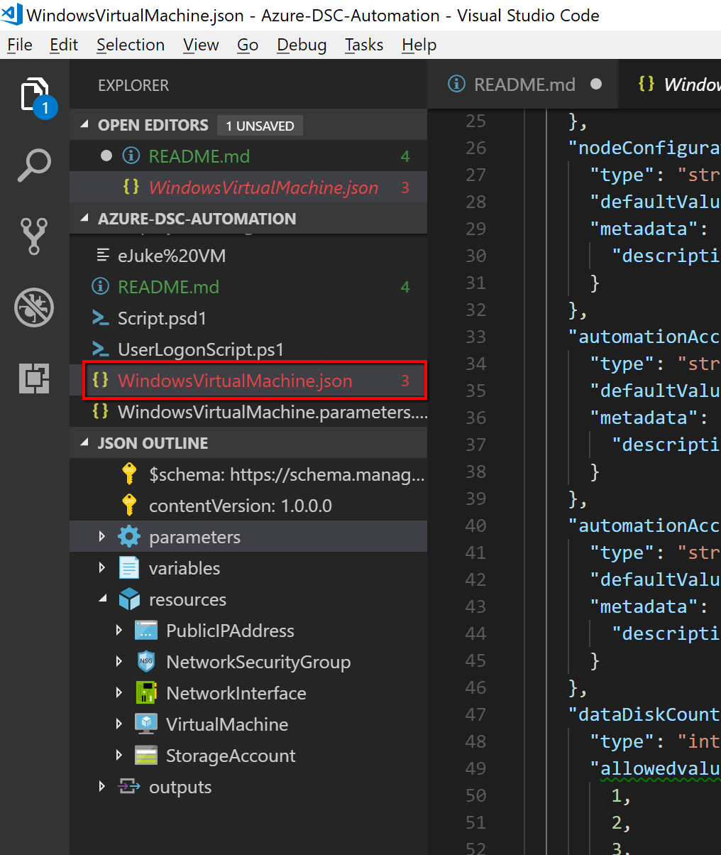 Azure Automation DSC Config example – Marc Kean