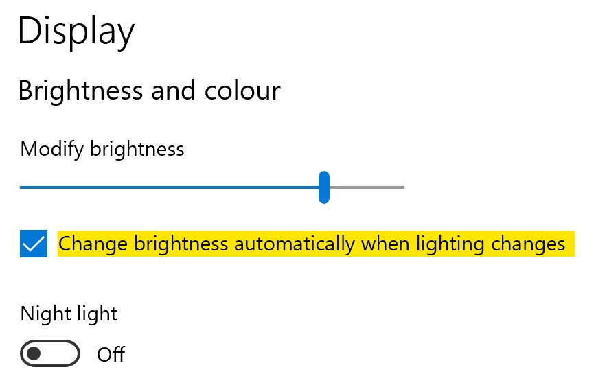 Windows 10 Adaptive Contrast – Marc Kean